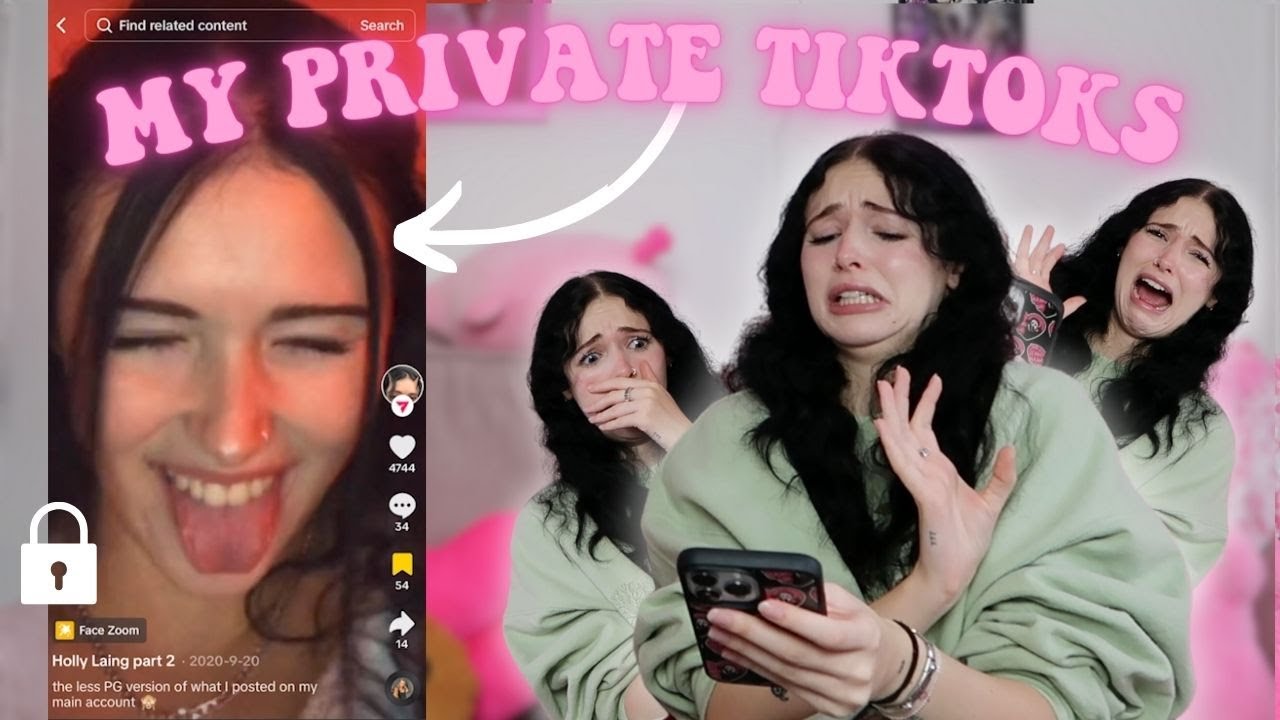 Reacting To My Private Tiktoks Youtube