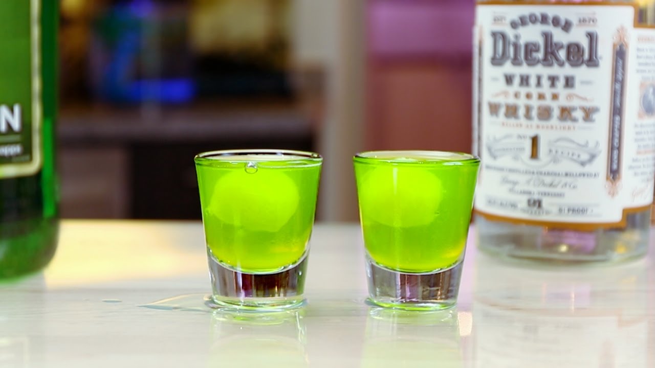 Melon Whiskey Sour Shots Tipsy Bartender