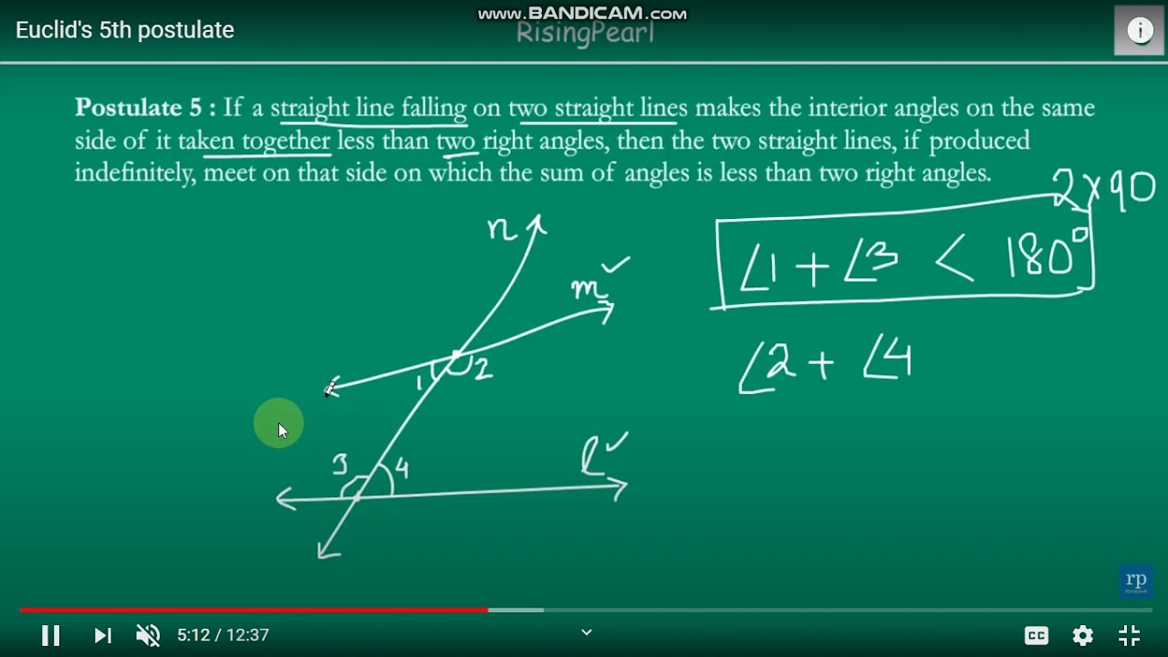 Euclid Geometry Part2 Youtube