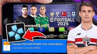 Efootball Pes 2025 Ppsspp Download Mediafire Janeiro 2025 Bomba Patch ...