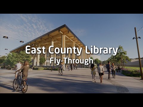 East County Library Fly Through Youtube