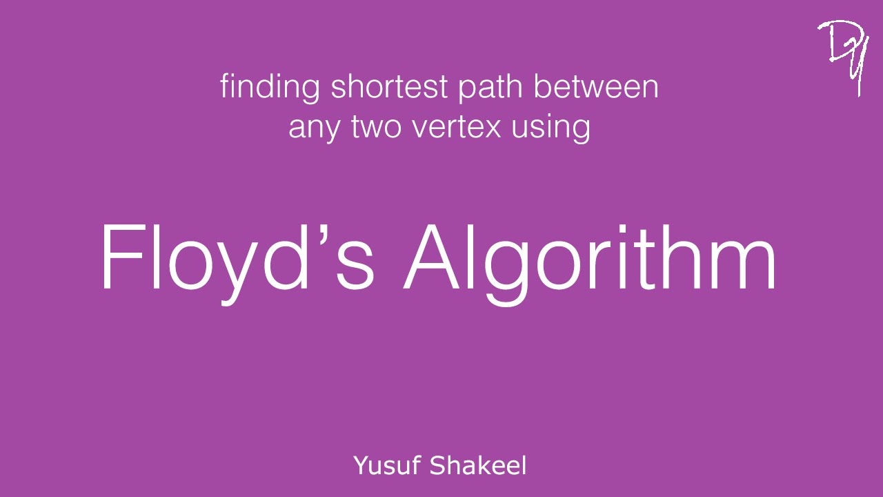 Floyd S Algorithm Step By Step Guide Youtube