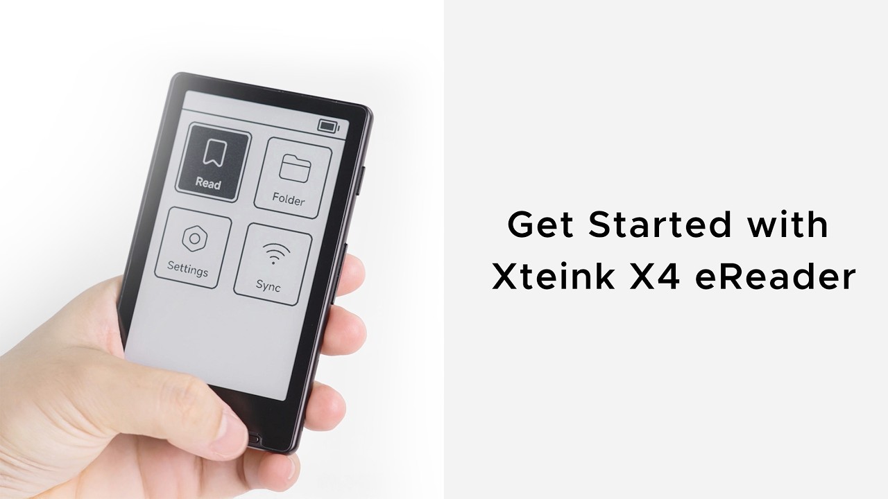 Get Started With Xteink X4 E Reader Youtube