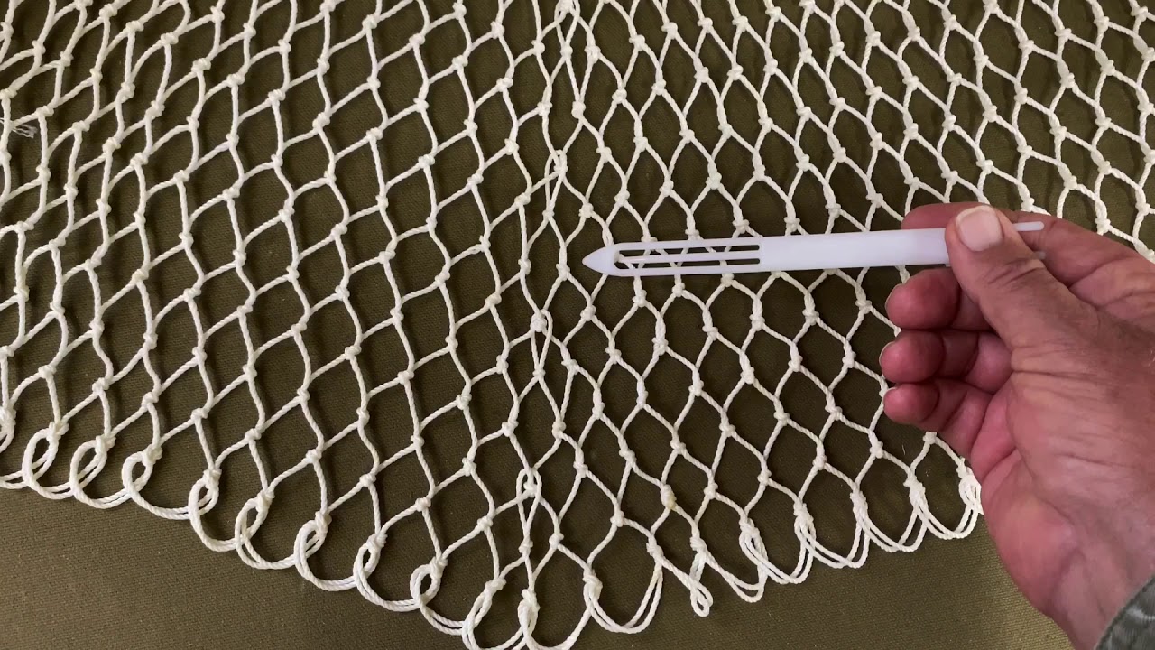 Making Cast Nets Part 2a Youtube
