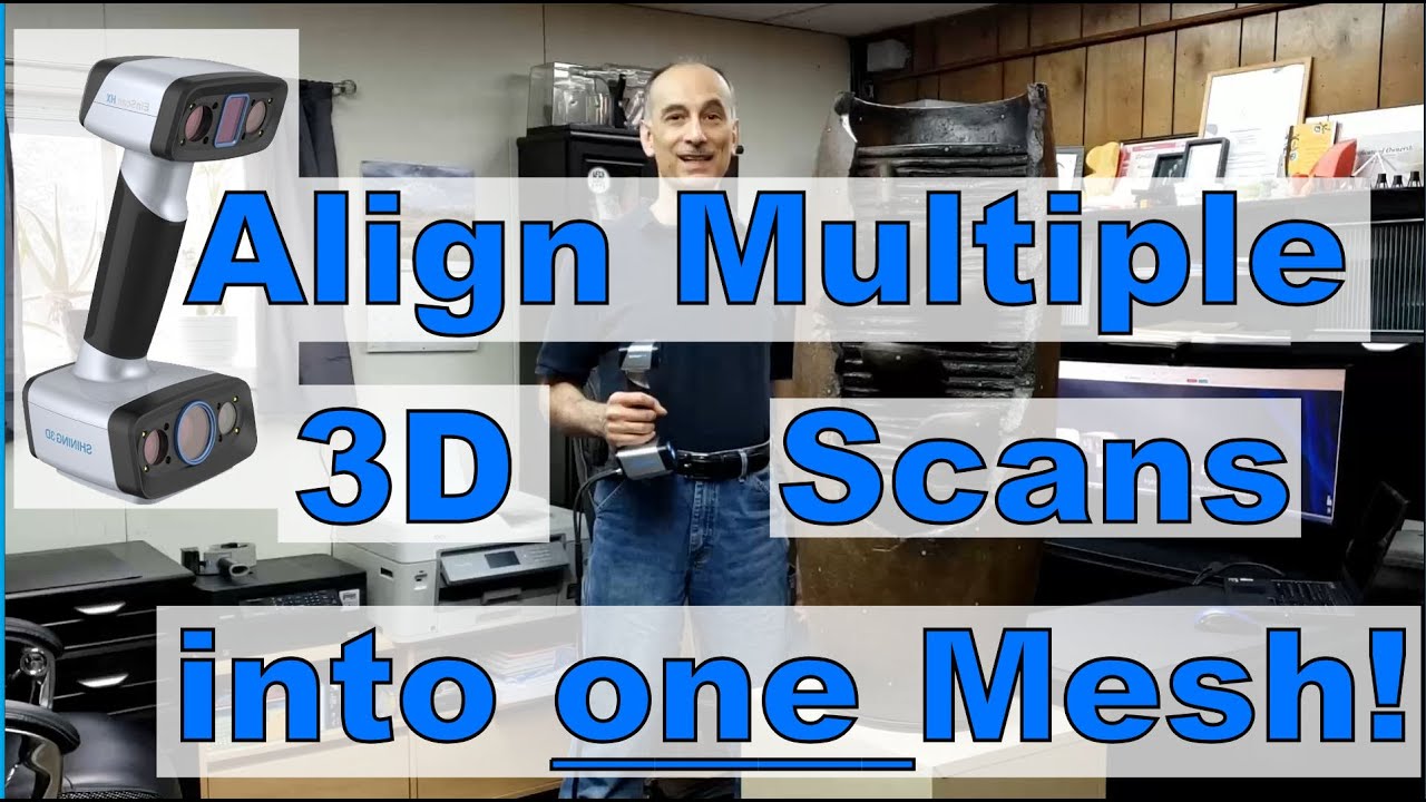 How To Align Multiple 3d Scans Into One Mesh Youtube