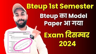 Bteup Model Paper Practice Set 2024 Bteup 1st Semester Exam Paper 2024 ...