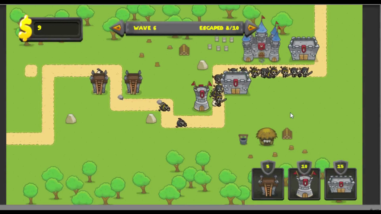 Unity 2d Demo Tower Defense Devslopes Udemy Course Project Youtube