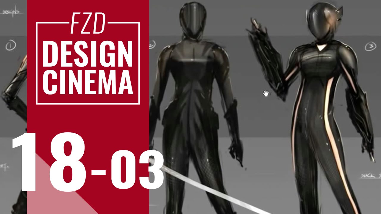 Design Cinema Ep 18 Character Sketching Part 03 Youtube