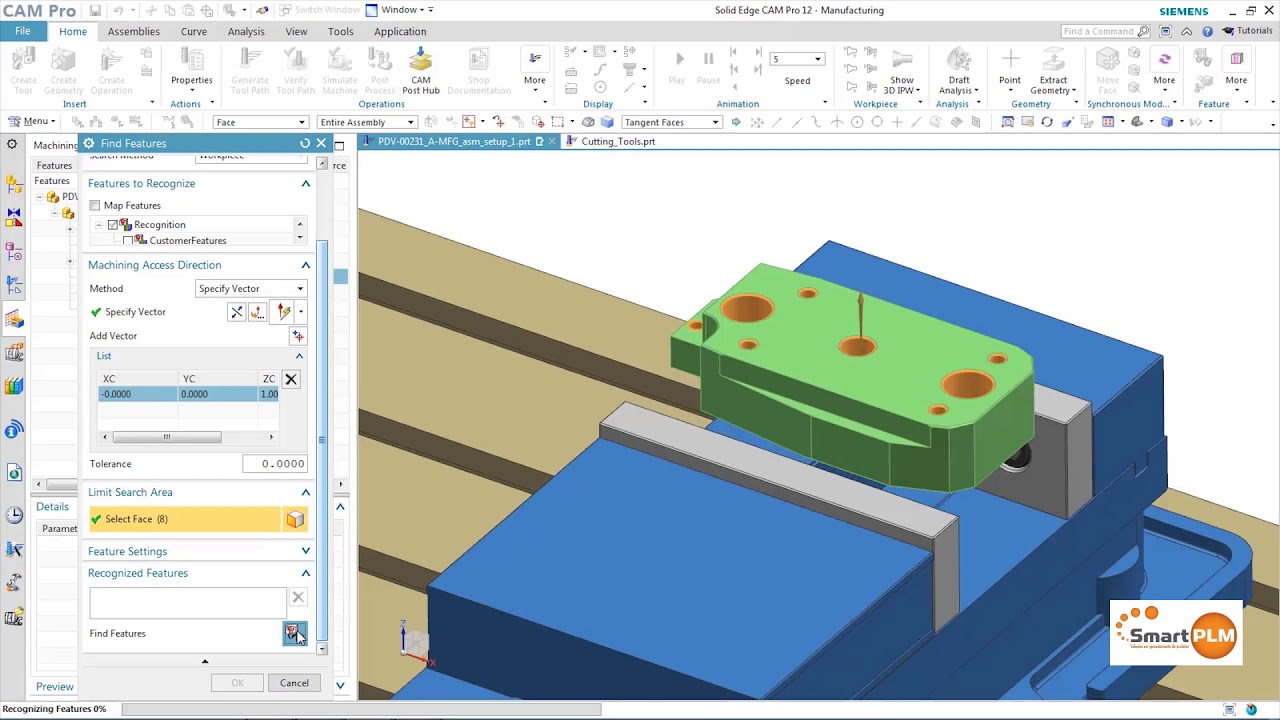 Cam Pro Solid Edge 2019 Youtube