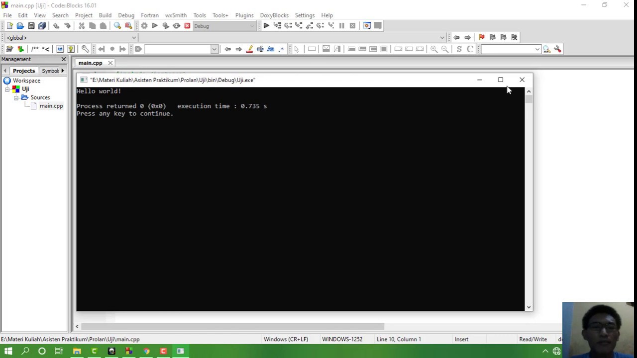Bagian 1 Hello World Youtube