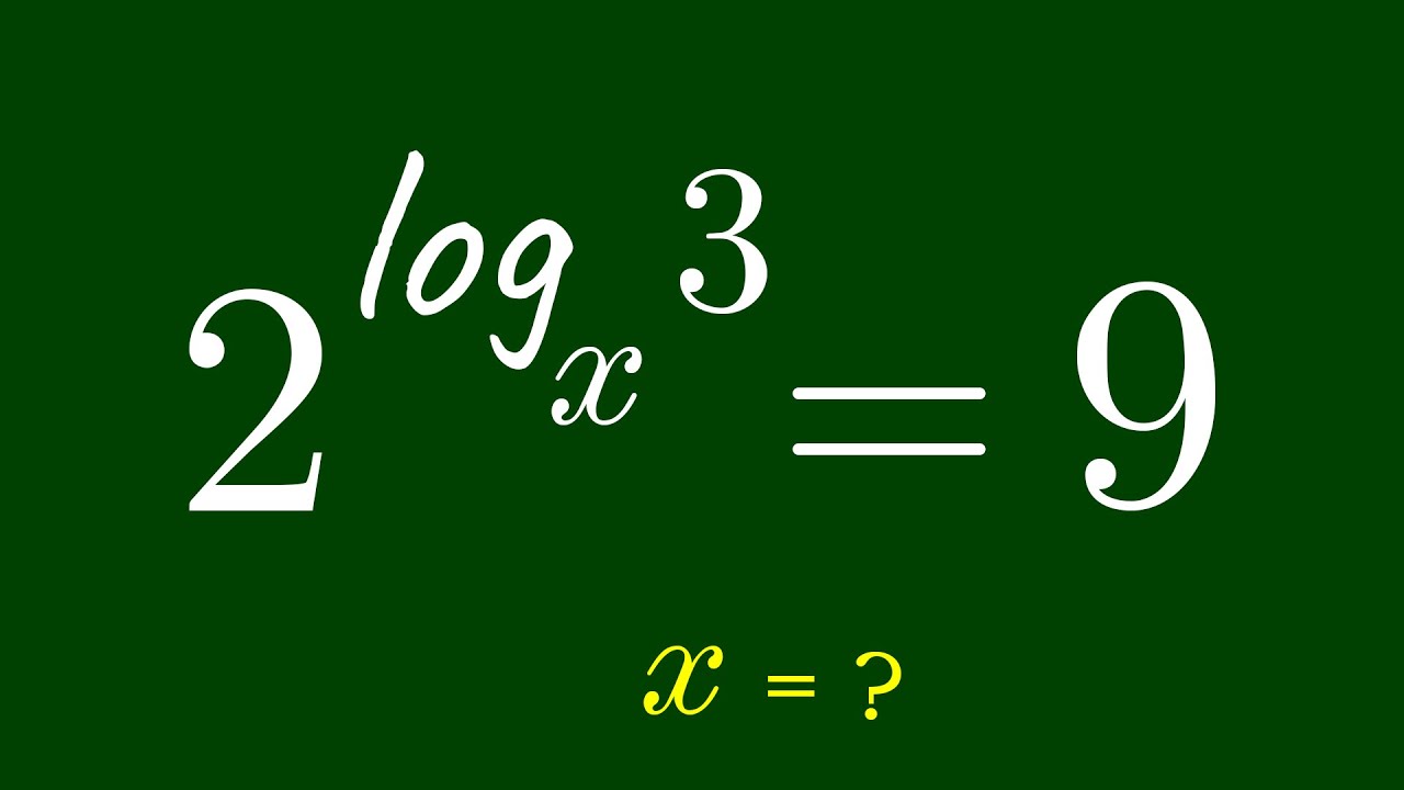 A Nice Algebra Problem Math Olympiad Find The Value Of X Youtube