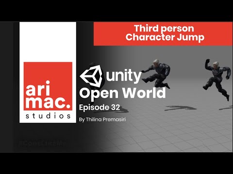 Third Person Character Jump Unity Tutorials 32 Youtube