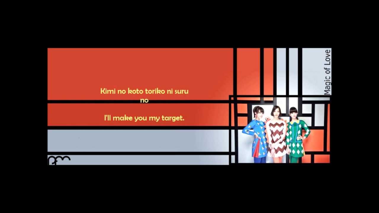 Perfume Magic Of Love English And Romaji Lyrics Youtube
