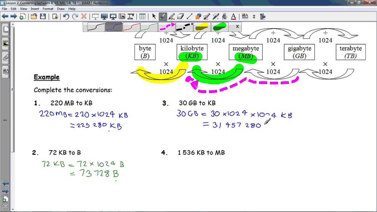 Fsco2 Converting Between B Kb Mb Gb Tb 56 Off