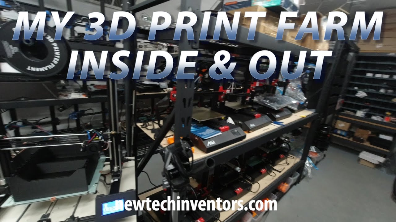 My 3d Print Farm Inside Out See What I M Up To Now At New Tech