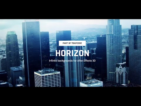 Red Giant Trapcode Horizon Tutorial Youtube
