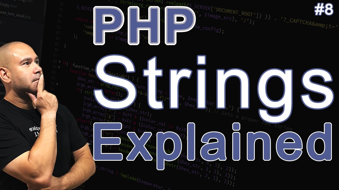 Learn Php Strings Tutorial For Beginners Youtube