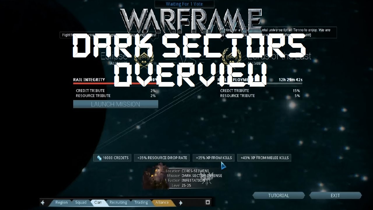 Warframe What Are Dark Sectors Youtube