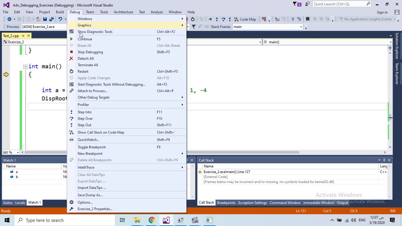 Vc Debugger Vid2 Debugger1 Youtube
