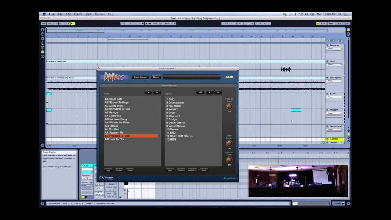 Triggering Lights Using Ableton Live And Dmxis Youtube