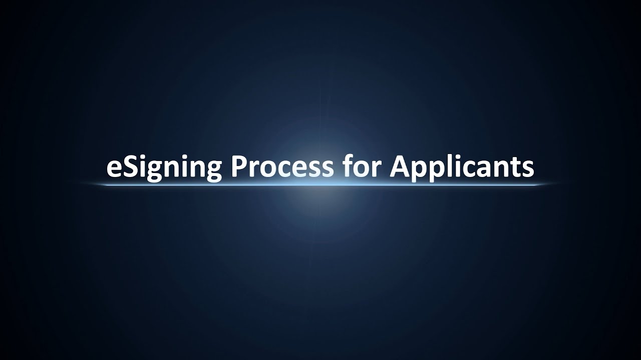 Estamping Online Esigning Process For Applicants Youtube