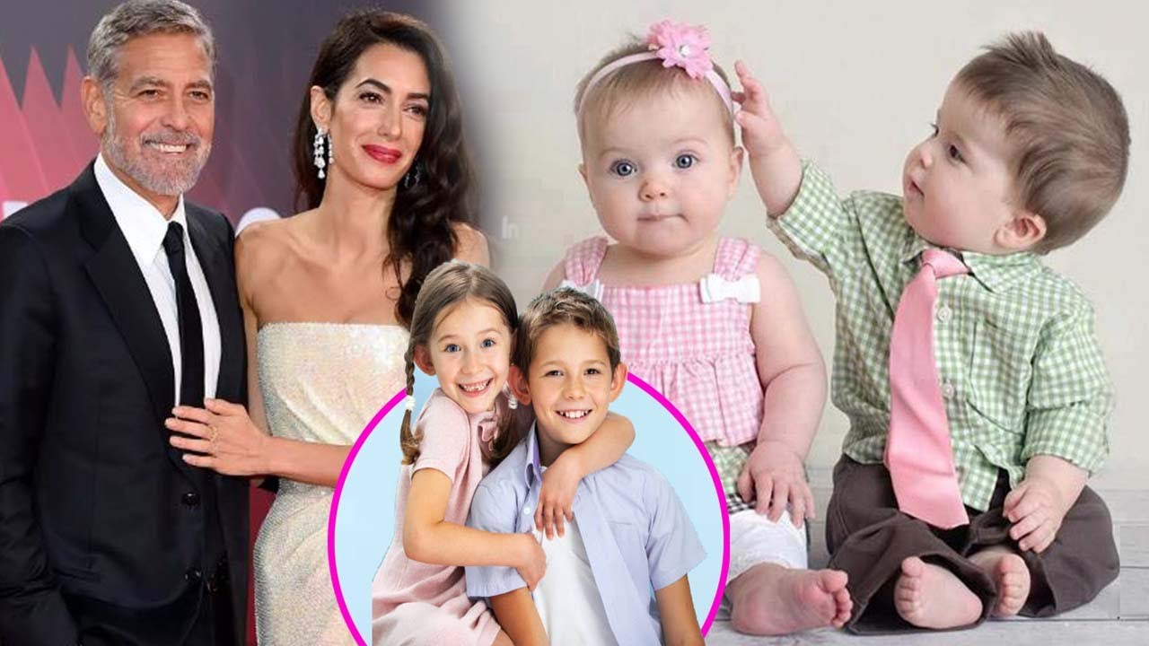 Twins Alexander Clooney And Ella Clooney 5 Years Old So Cute Youtube