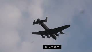 The Moment Lancaster Flew Over Raf Spilsby For 80th Anniversary Of ...