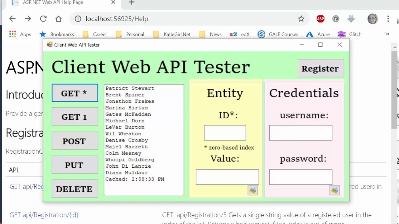 Asp Net Web Api Basic Authentication Project Demo Youtube