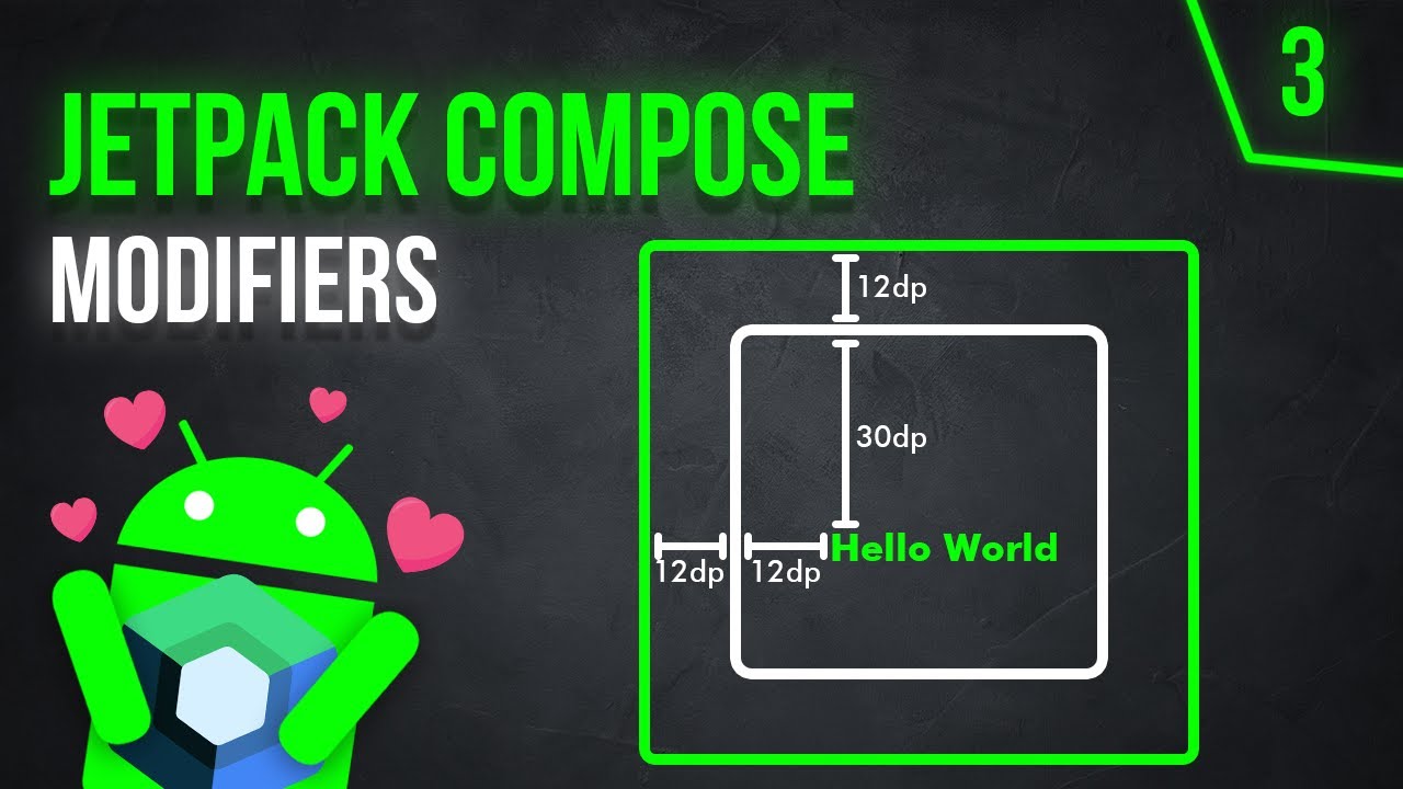 Modifiers Android Jetpack Compose Part 3 Youtube