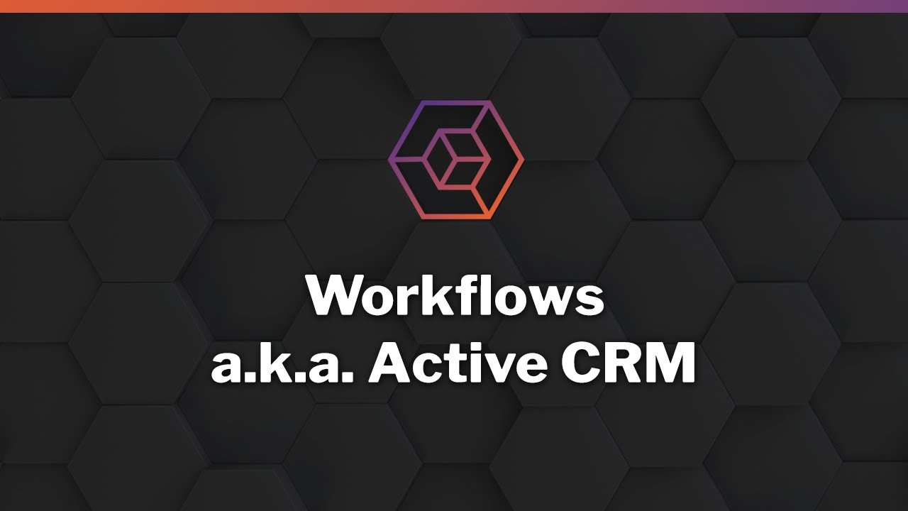 Velocity Workflows A K A Active Crm Youtube