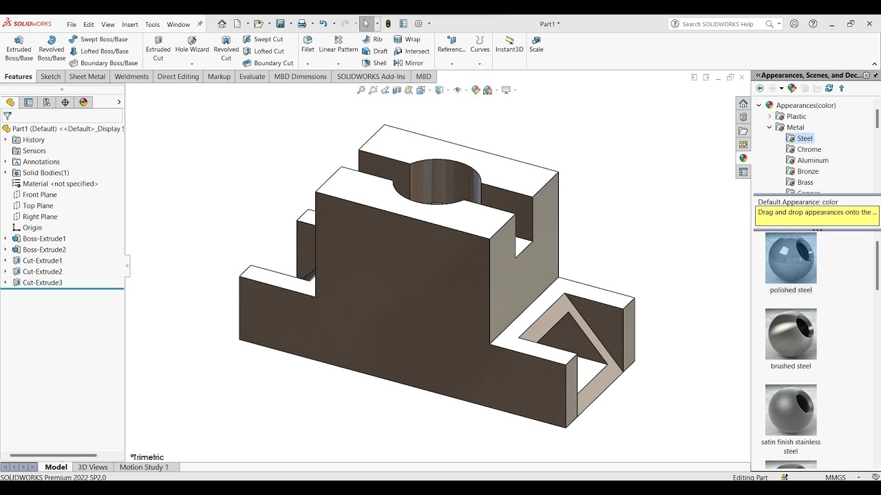 Solidworks Exercise For Beginners Youtube