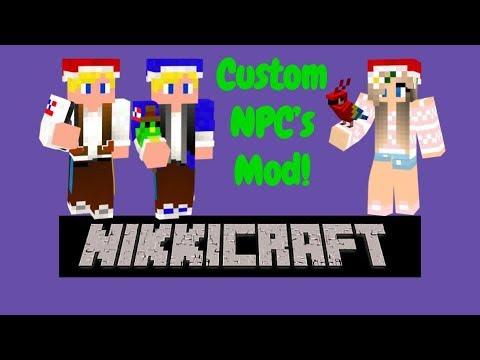 Minecraft Npc Mod Tutorial Youtube