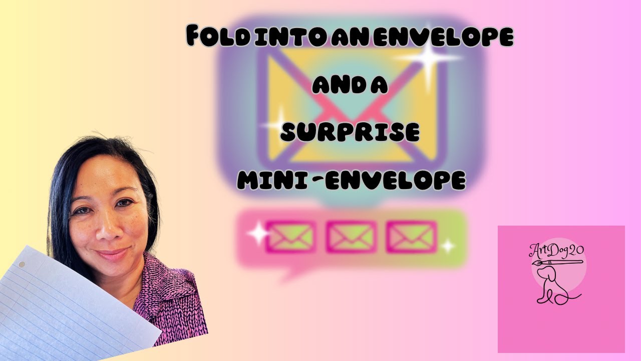 Fold An Envelope And Mini Envelope Youtube