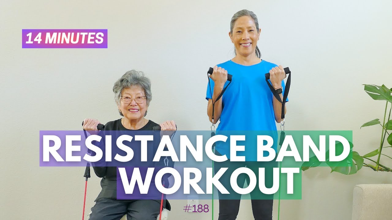 Best Resistance Band Exercises For Seniors To Tone Up Fast Youtube