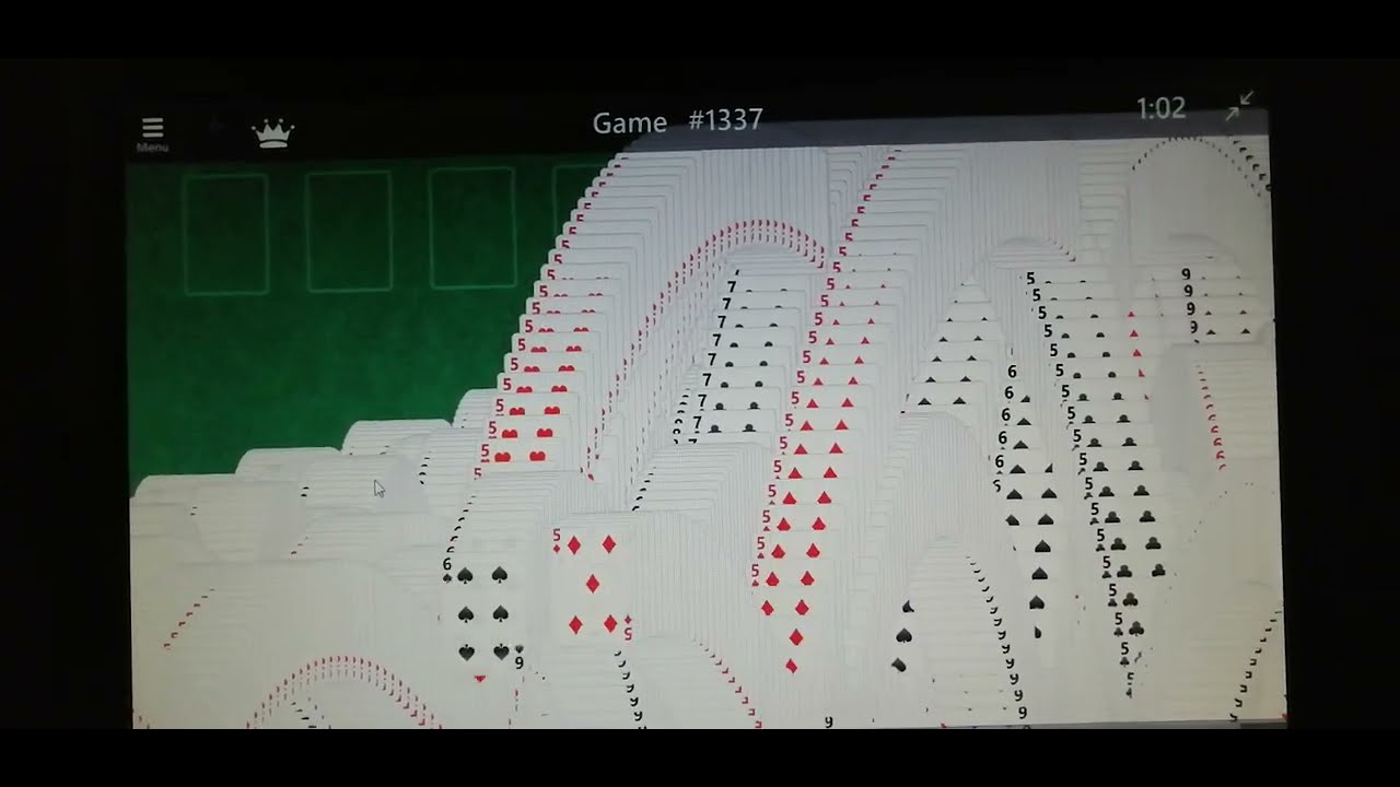 Microsoft Solitaire Collection Winning Animation Bouncing Cards Youtube