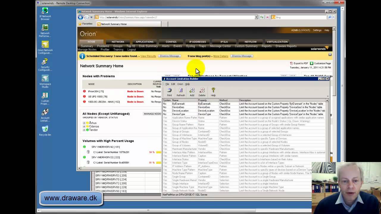 Solarwinds Orion Custom Properties Youtube