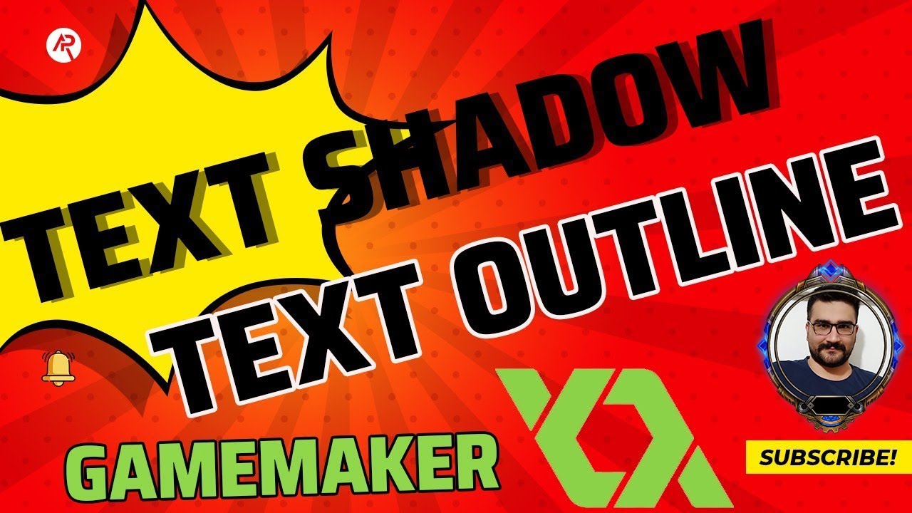 Text Shadow And Text Outline In Gamemaker With Drawtext Youtube
