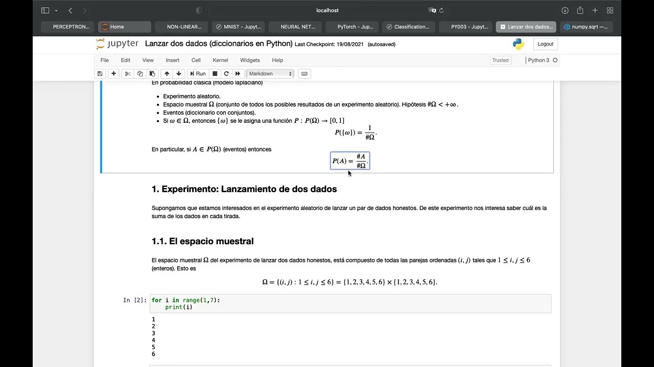 Probabilidad Con Python Parte 1 Youtube