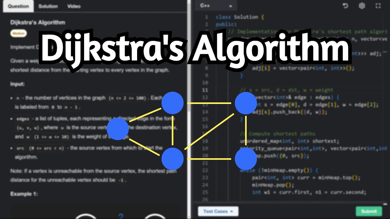 Implement Dijkstra S Algorithm Youtube