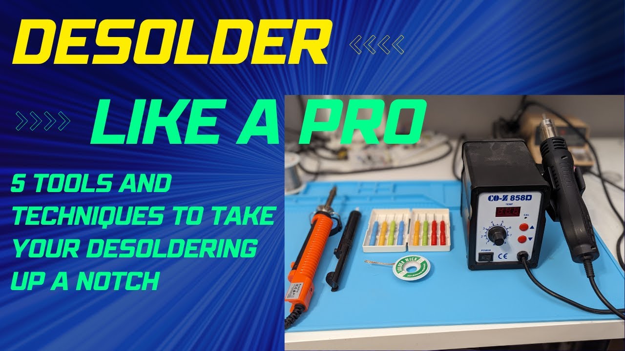 Desoldering Tools And Techniques For Pedals And Effects Youtube