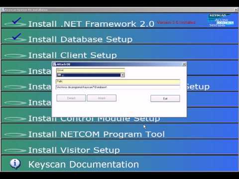 Keyscan System Vii Leccion 1 Instalacion Del Software System Vii Youtube