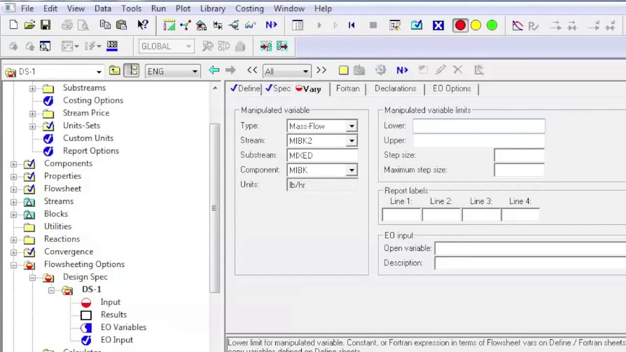03 Aspen Plus Tutorials Design Specification 5 Mp4 Youtube
