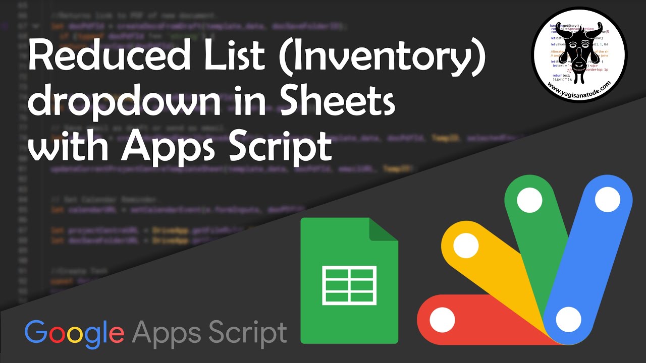Reduced Choice Dropdown Data Validation In Google Sheets With Apps