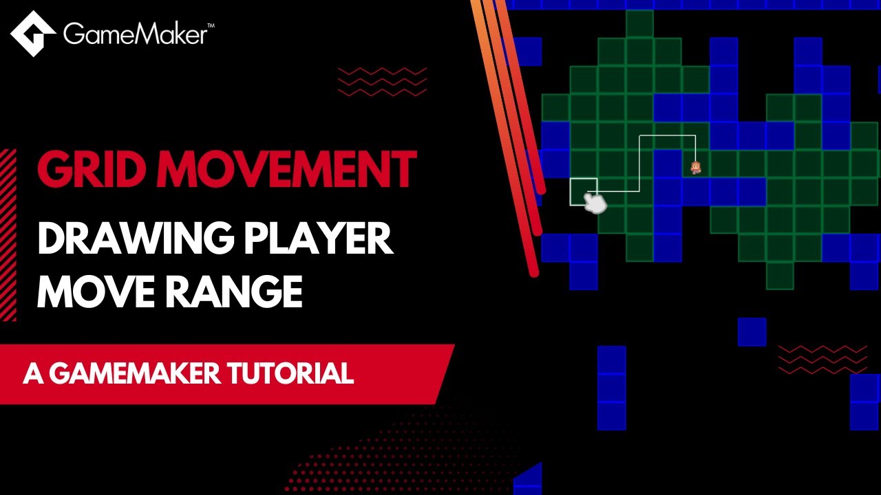 Gamemaker Drawing Grid Movement Range Youtube