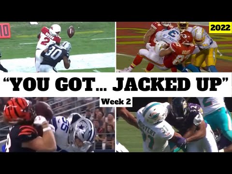 Jacked Up Week 2 Nfl S Biggest Hits Of The Week Youtube