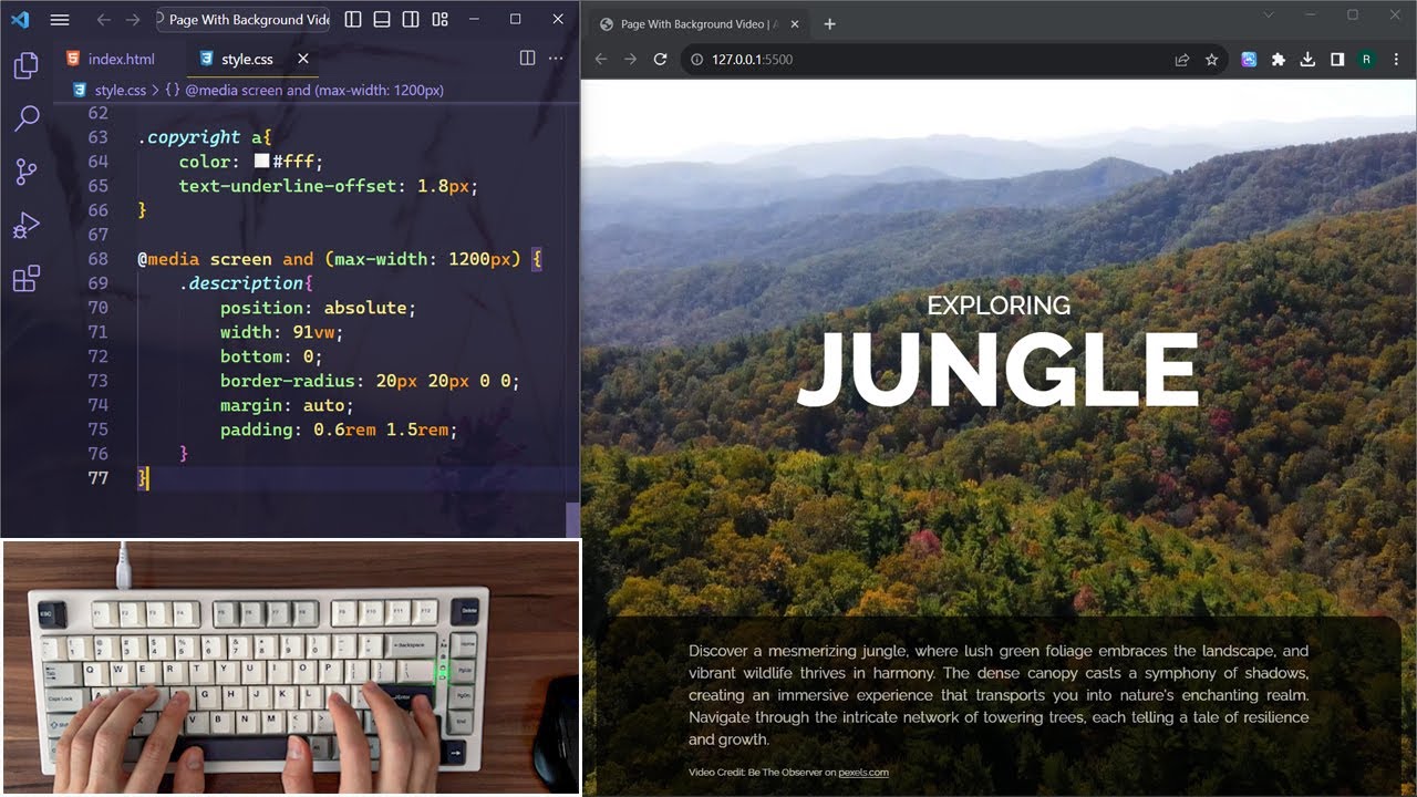 Asmr Programming Playing Video Background Page No Talking Youtube