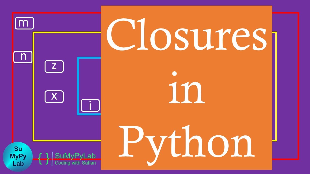 Closures In Python Python Closure Sumypylab Youtube