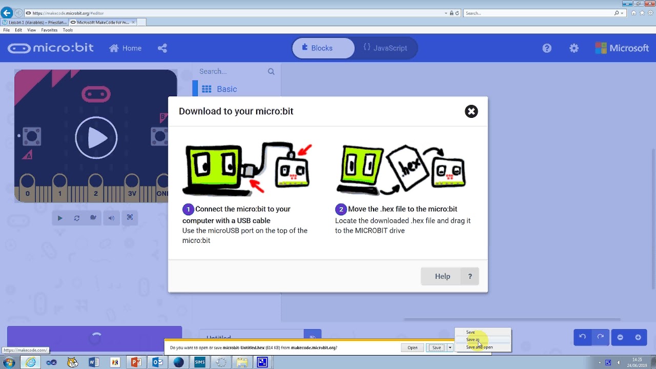 Adding A Program To Your Microbit Youtube