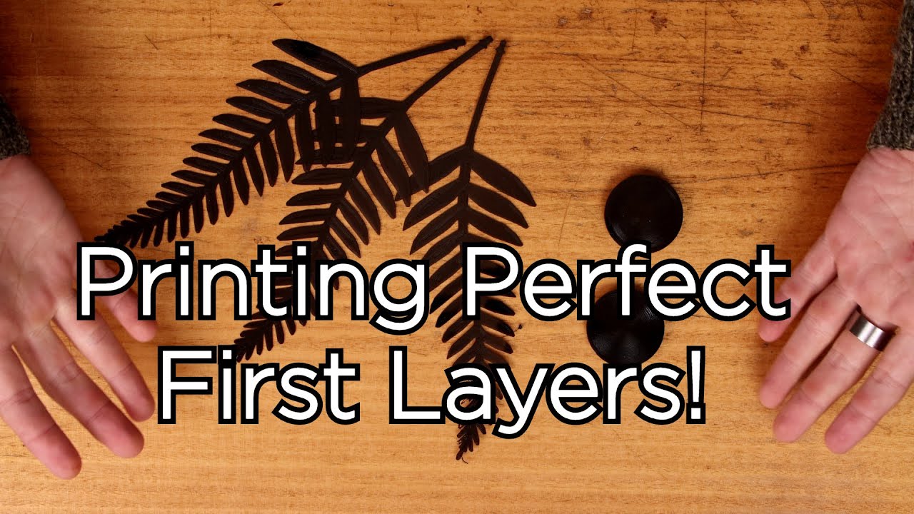 3d Printing Perfect First Layers Youtube