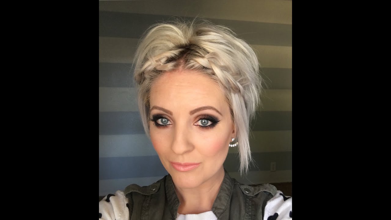 Short Hairstyle Tutorial Youtube